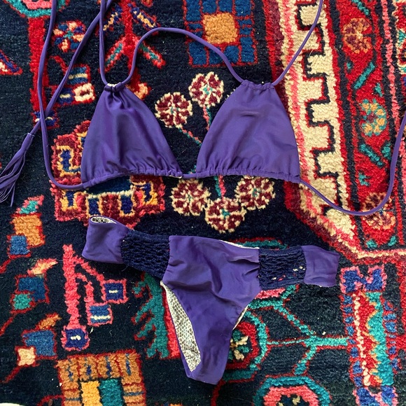 acacia swimwear | Swim | Crochet Purple Acacia | Poshmark